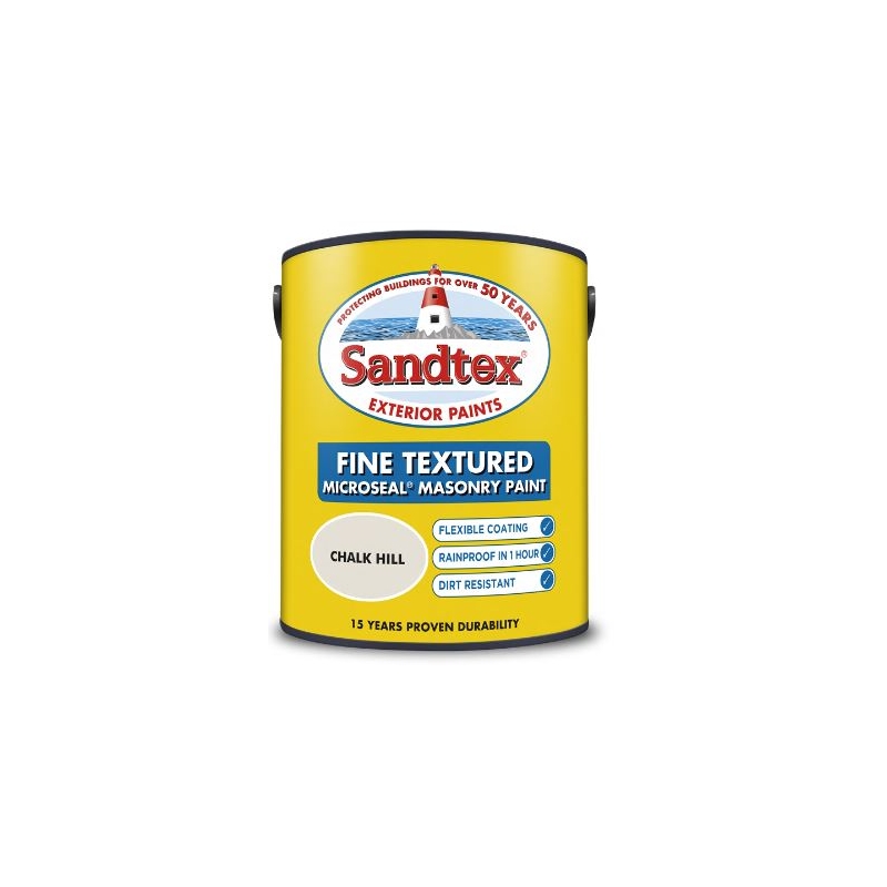 SANDTEX TEXTURED MASONRY CHALK HILL 5LITRES - Winterstoke Decorators ...