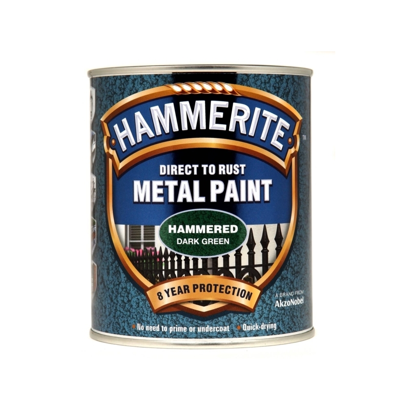 HAMMERITE HAMMERED DARK GREEN 750MLS - Winterstoke Decorators Supplies