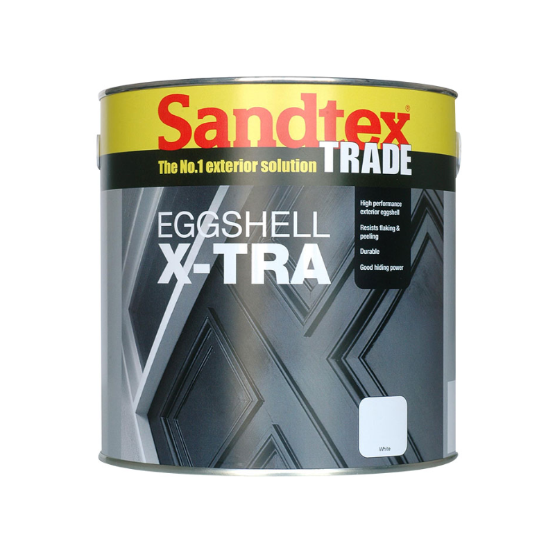 SANDTEX TRADE EGGSHELL X-TRA WHITE 2.5LITRE - Winterstoke Decorators ...