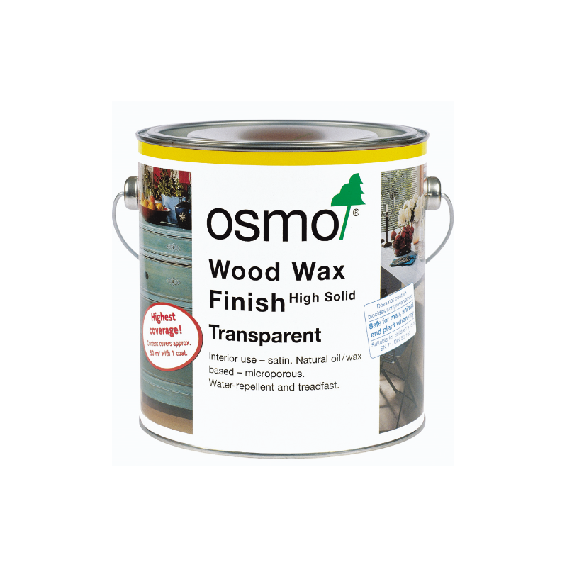 OSMO WOOD WAX FINISH OAK 3164 750MLS - Winterstoke Decorators Supplies