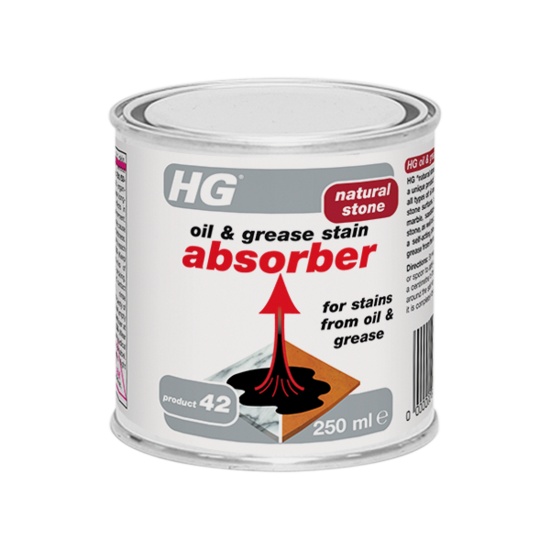 HG NATURAL STONE OIL & GREASE STAIN ABSORBER 250ml No.42 - Winterstoke ...
