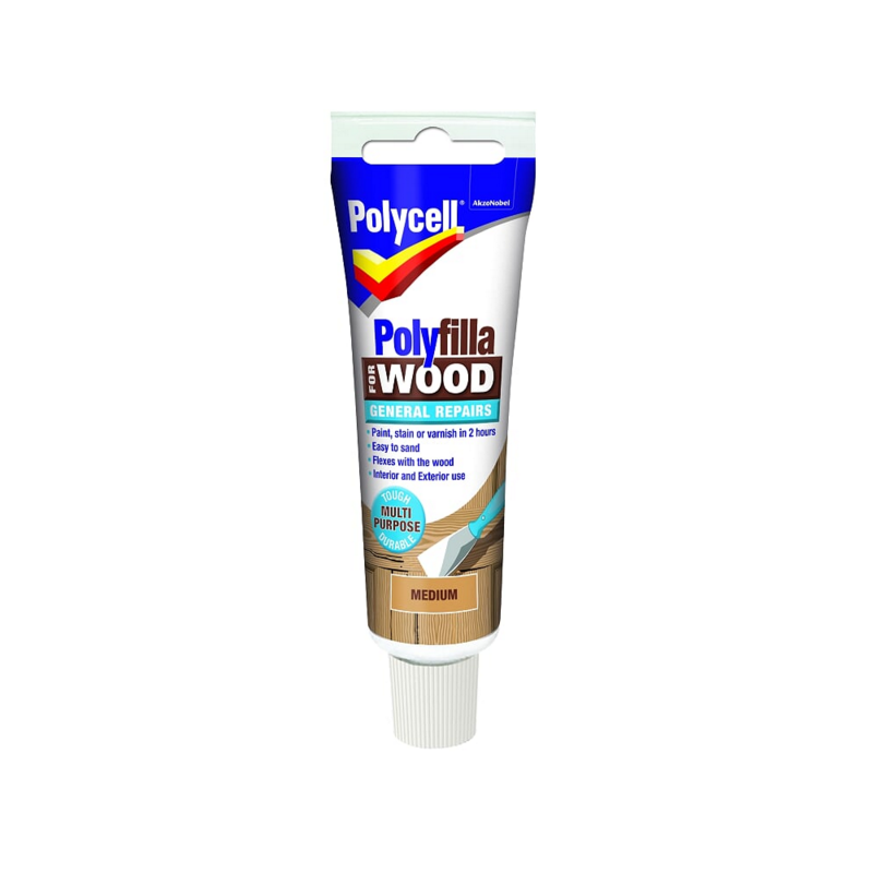 POLYFILLA FOR WOOD GENERAL REPAIR MEDIUM TUBE 75GM - Winterstoke ...