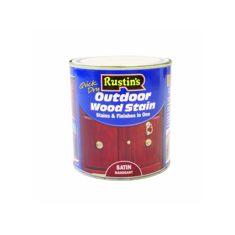 RUSTINS EXTERIOR WOODSTAIN SATIN MAHOGANY LITRE - Winterstoke ...