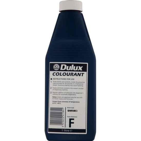 DULUX COLOUR PALETTE TINTER F LITRE - Winterstoke Decorators Supplies