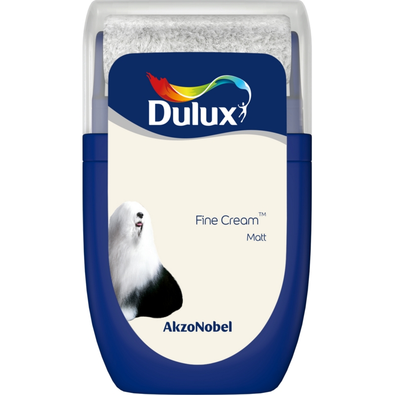 DULUX COLOUR TESTER FINE CREAM 30ML - Winterstoke Decorators Supplies